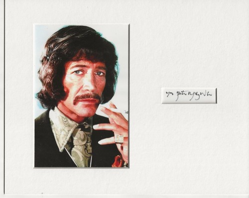 Peter Wyngarde jason king signed genuine authentic autograph UACC RD ...