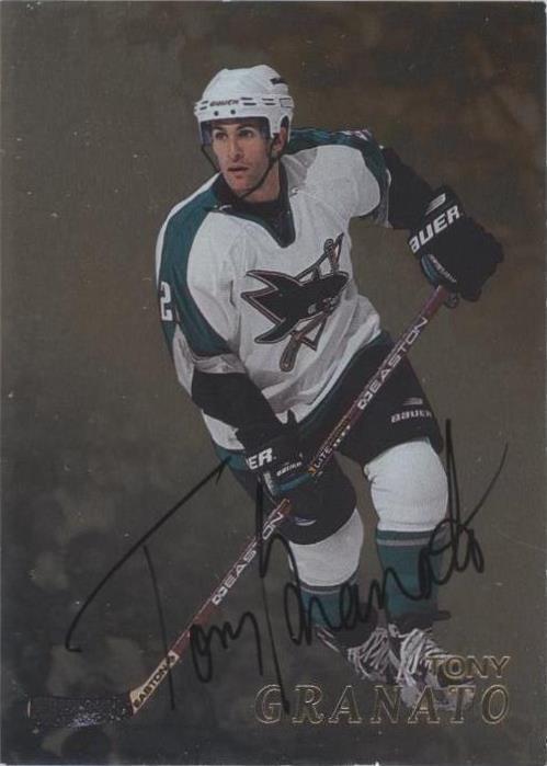 1998-99 In the Game Be A Player - Tony Granato #272 Gold Autographs (AU ...