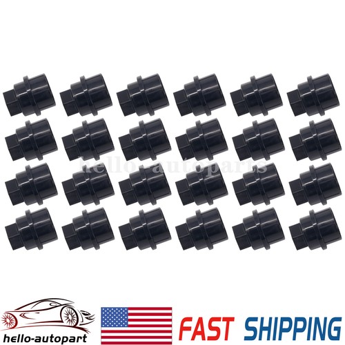 15646250 24x Lug Nut Cap Covers For Chevy GMC Silverado 1500 2500 3500 ...