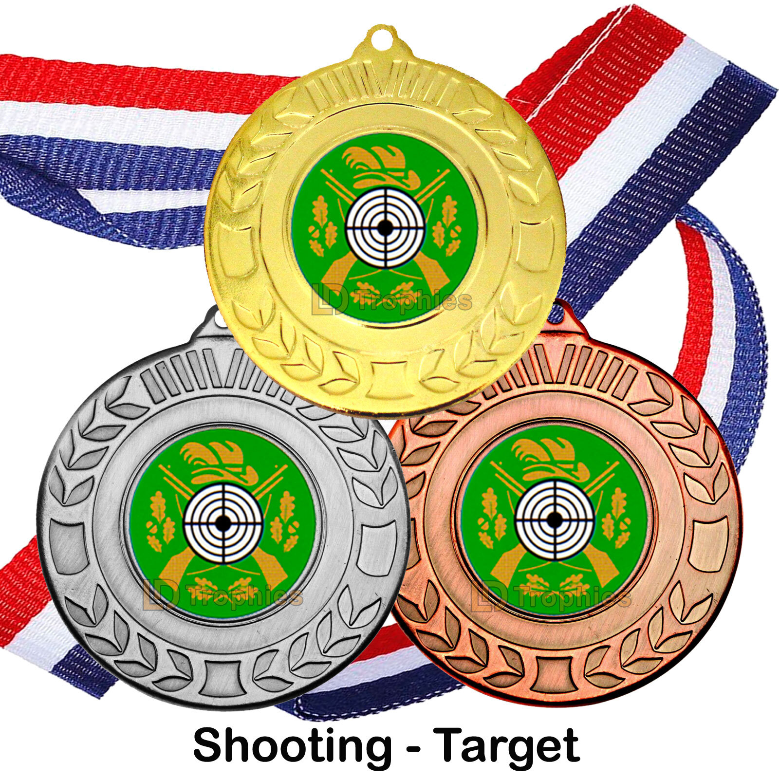 20 Target Shooting Medals & Ribbon, Rifle & Target Shooting Awards ...