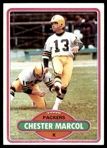 1980 Topps Chester Marcol Football Card Green Bay Packers #431 | eBay