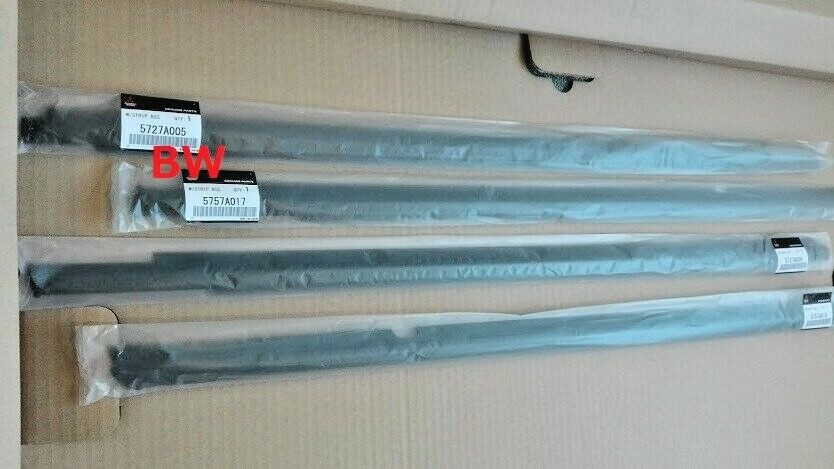 Mitsubishi Genuine OEM Window Belt Line Molding Set Door Trim Lancer 08 ...
