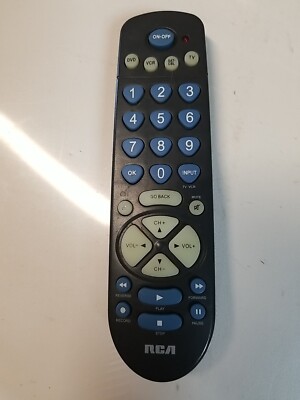 RCA RCR450 4 Device Big-Button Universal Remote Control DVD VCR SAT/CBL ...