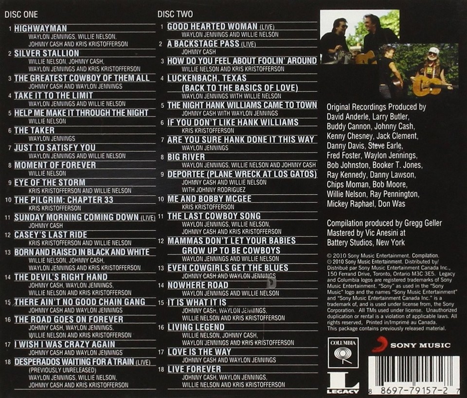 Kris Kristofferson ESSENTIAL THE HIGHWAYMEN BY HIGHWAYMEN (CD) (CD ...