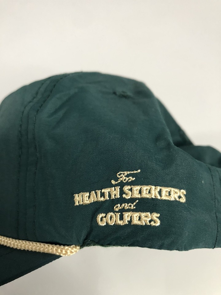 Malbon Golf [Health Seekers & Golfers] Script Rope Cap GREEN | eBay