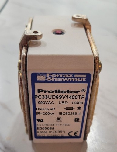 Ferraz Shawmut Protistor Fuse pc33ud69v1400tf, 1400A, 690V | eBay