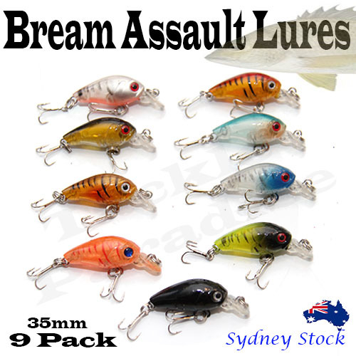 35mm Crank baits Fishing lures Shallow Hardbody Crankbait BREAM AND ...