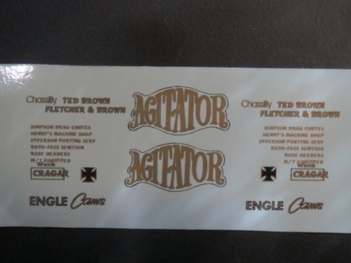 Agitator 48' Austin Pickup AA/GS 1/25 Decal from Fremont Racing ...