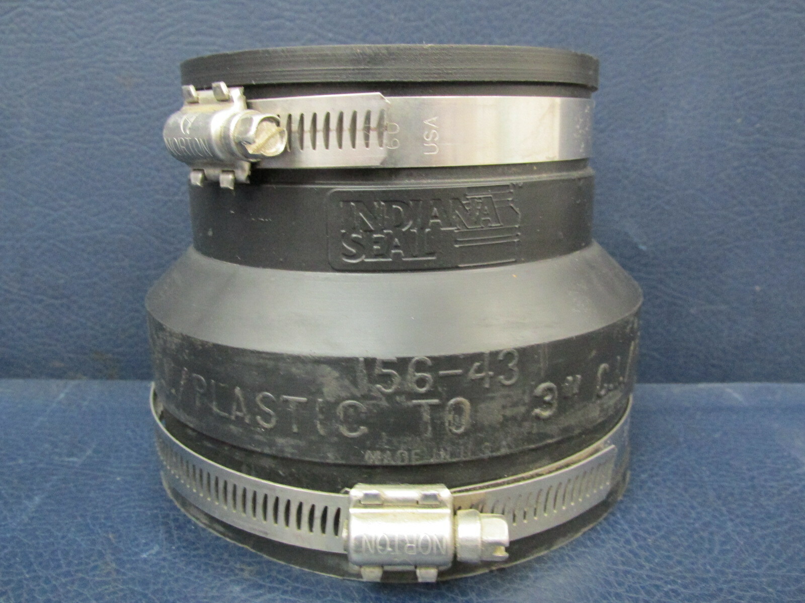 156-43 Indiana Seal Coupling 4" x 3" C.I. / Plastic to C.I. / Plastic ...