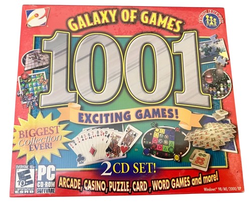 Galaxy of Games 1001 Exciting Games 2 CD Set PC Games | eBay