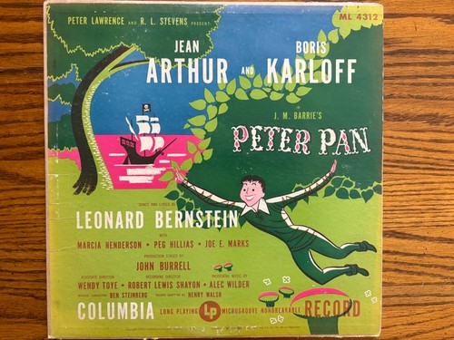 PETER PAN - 1950 Original Broadway Cast - Leonard Bernstein, Jean ...