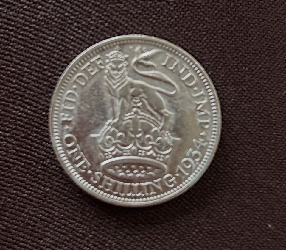 1934 George V Shilling | eBay UK