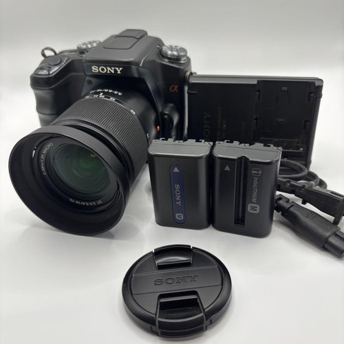 Sony Alpha 100 DSLR Camera Kit with 18-70mm Lens Great for Beginners | eBay