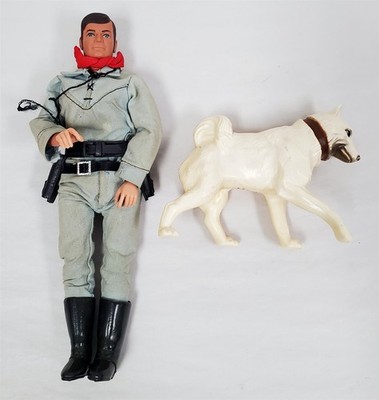 Z-732 VINTAGE 1960/70'S THE LONE RANGER ACTION FIGURE & G.I. JOE SLED ...