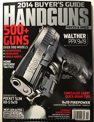 Handguns Buyer's Guide Springfield Walther PPX CCW ammo #151 2014 FREE ...
