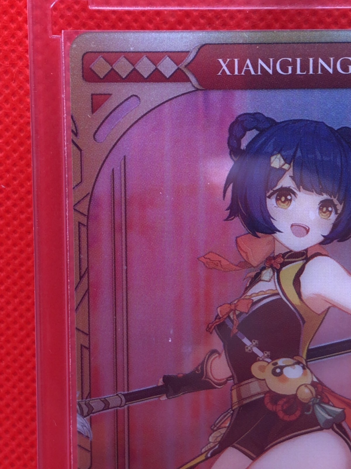 XIANGLING Genshin Impact Collectable Metallic Card Anime miHoYo Bandai ...