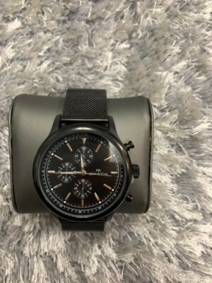 Debenhams - RJR John Rocha - RP £70 -Men's Black Compass Chronograph ...