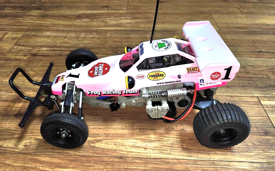 RTR Vintage 1983 Tamiya Frog with original spare parts restored needs ...