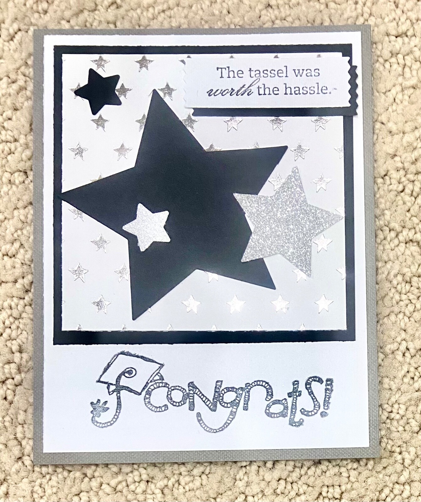 Pure gumption CONGRATS card kit of 10 made with Stampin’ Up! | eBay