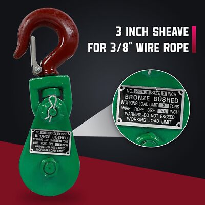 Hoists, Winches & Rigging - Winch Pulley