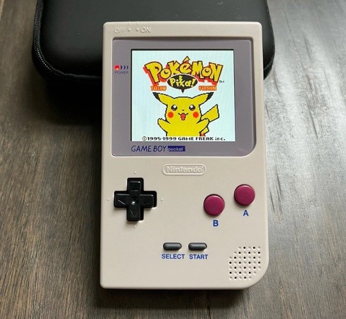 Nintendo Gameboy Pocket W/ Backlight IPS Screen Mod New Shell Glass ...