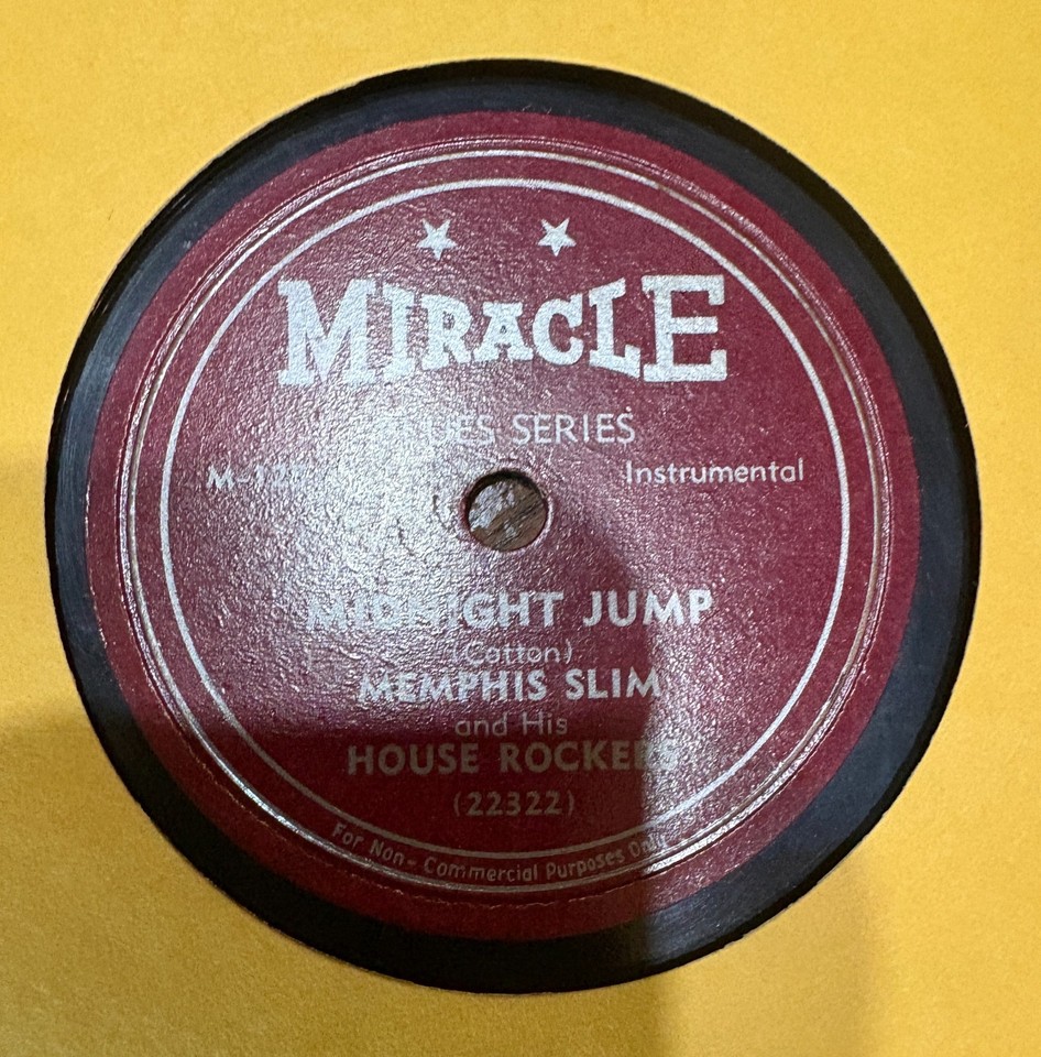 BLUES Memphis Slim House Rockers 78 rpm MIRACLE 125 MESSIN' AROUND E | eBay
