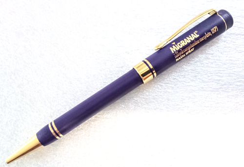 Rare Heavy Metal Migranal Drug Rep Pen Pharmaceutical Medical Promo ...