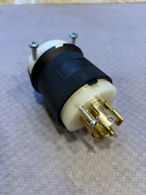 HUBBELL HBL2821, Male Twist-Lock Plug, 30A 3-Phase, 277/480 VAC, 4-Pole ...