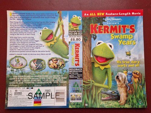 Kermit's Swamp Years - Columbia Tristar, Promo Sample Video Sleeve ...