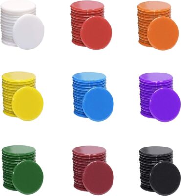 3/4Inch / 19Mm Small Plastic Learning Counters Disks Chip Counting Disc ...