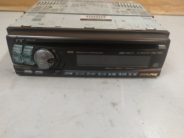 Alpine CDE-7859 CD Player In Dash Receiver for sale online | eBay
