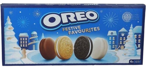 Oreo Festive Favourites Assorted Biscuit Selection Box 170g ...