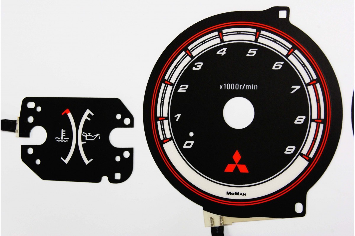 Mitsubishi Eclipse 2G Design 3 Glow Gauge Plasma Dials Speedometer ...