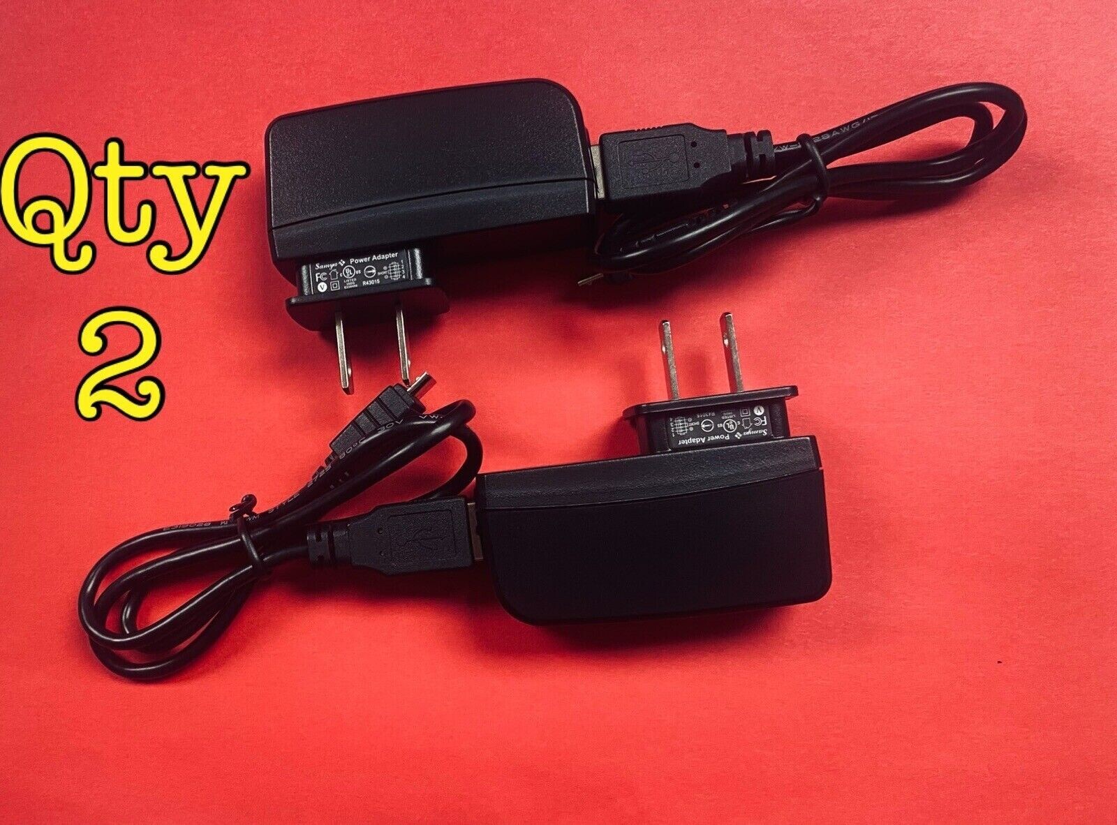 2x Fujifilm AC-5VT Output 5V 1A Camera Power Supply AC Adapter Charger ...