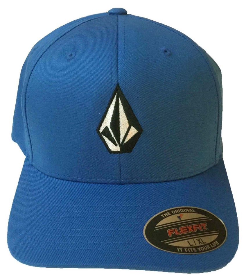 MEN'S VOLCOM ORIGINAL FLEXFIT HAT FITTED HAT CAP SIZE: S/M, L/XL | eBay