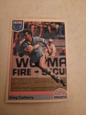 1992 NSWRL Regina Series Greg Carberry | eBay Australia