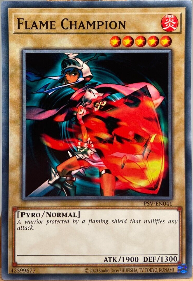 Yu-Gi-Oh! - Flame Champion - PSV-EN041 - Unl. Ed. - 25TH- NM/M | eBay