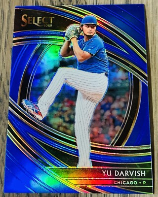 Yu Darvish 2020 Panini Select Premier Level Blue Prizm /149 #127 ...
