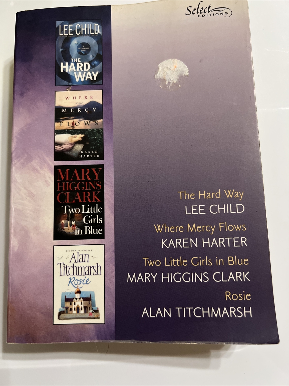 4 Books in 1 Readers Digest - Lee Child, Karen Harter, Mary Higgins ...