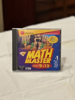 Davidson Math Blaster CD-ROM - Ages 9-12 Win/Mac 4th-6th Grades! | eBay