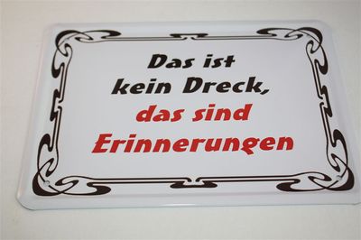 DAS IST KEIN DRECK - Blechschild 21x15 cm 0015 Türschild Wandschild | eBay