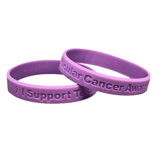 I Support Testicular Cancer Awareness Bracelet 100% Medical Grade ...