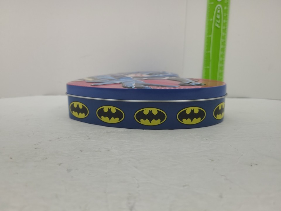 Collectible Batman Metal Tin Can Container with Lid Empty Candy Tin | eBay