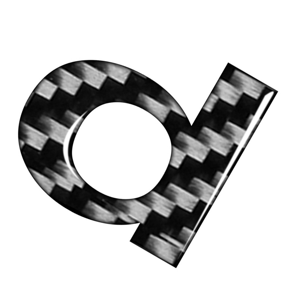 Window Door Wall Car Badge Emblem Lowercase Alphabet Letter Decals ...