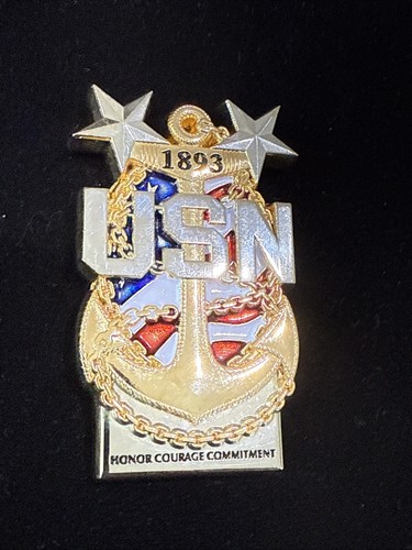 U.S. Navy Command CMDCM Zack Pryor Chief Challenge Coin | eBay