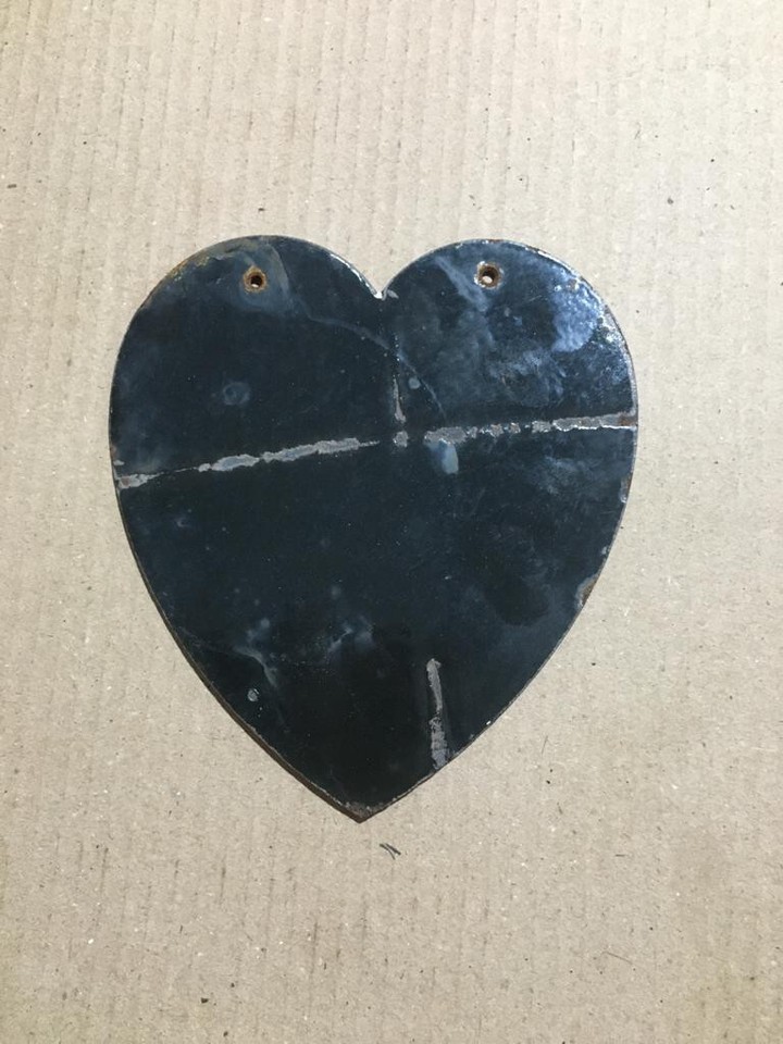 Porcelain Jung's Red Heart Beer Enamel Sign Size 6" x 5.5" Inches | eBay