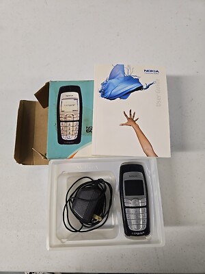 Vintage Nokia 6010 Cellular Phone Dark Blue Cingular With Charger | eBay