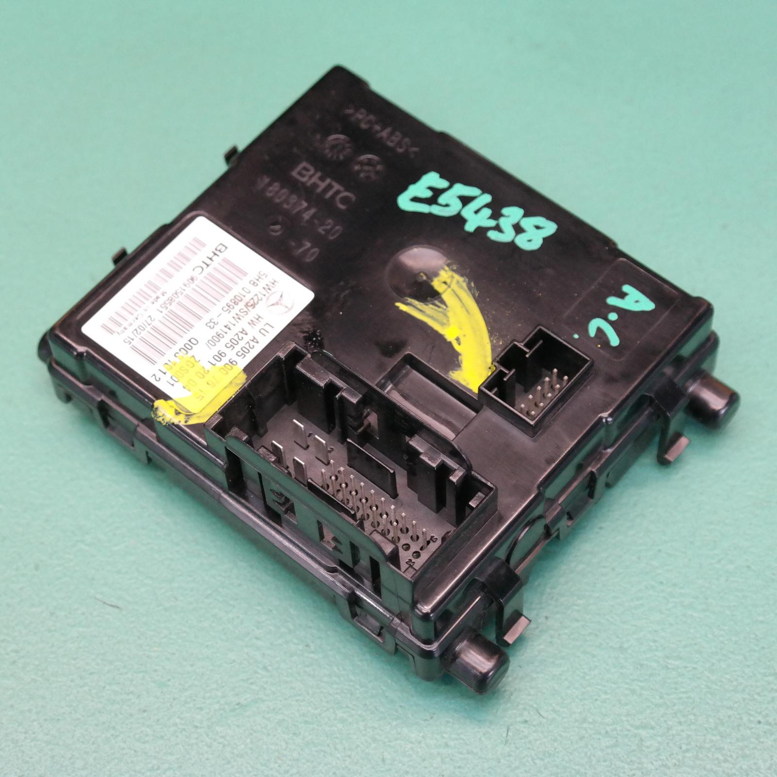 MERCEDES C CLASS ECU MODULE #E5438 W205 # Air Conditioner ECU # (521 ...