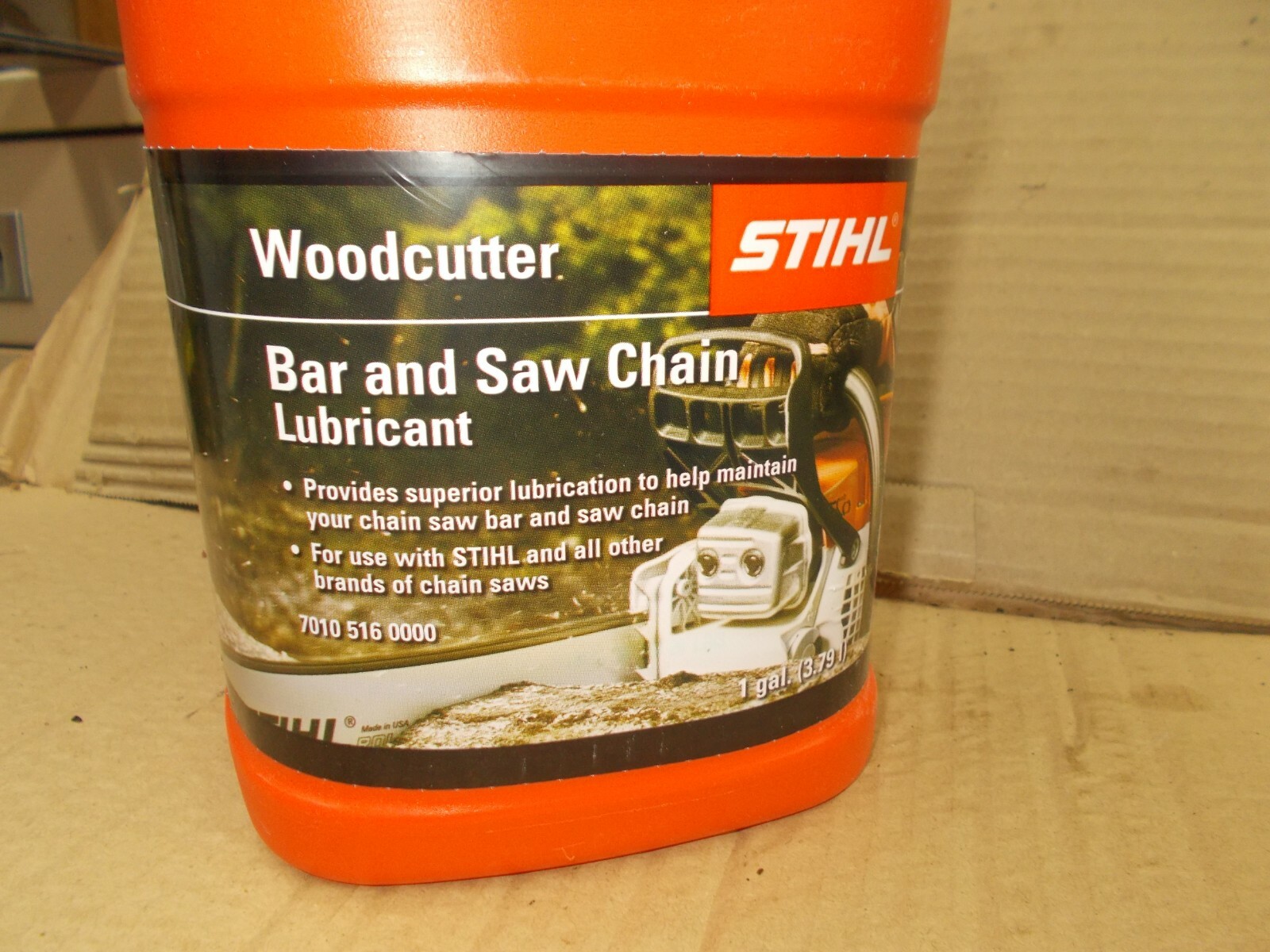 Stihl 1 Gallon Wood Cutter Bar & Chain Oil Lubricant OEM 7010-871-0240 ...
