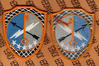 US Army 780th Military Intelligence Brigade MI 3.5" uniform shoulder ...